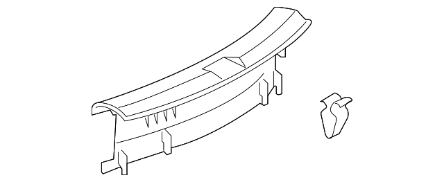 2015-2019 Volkswagen Rear Trim Panel 5G6-863-459-K-82V ...