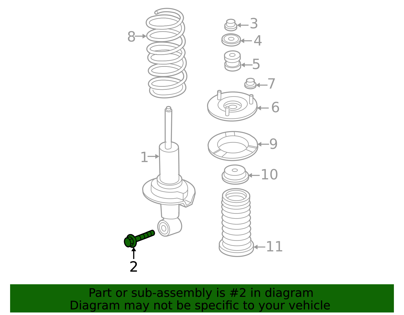 01125-0059U - Mount Bolt 2005-2015 Nissan | Official Nissan Parts Store