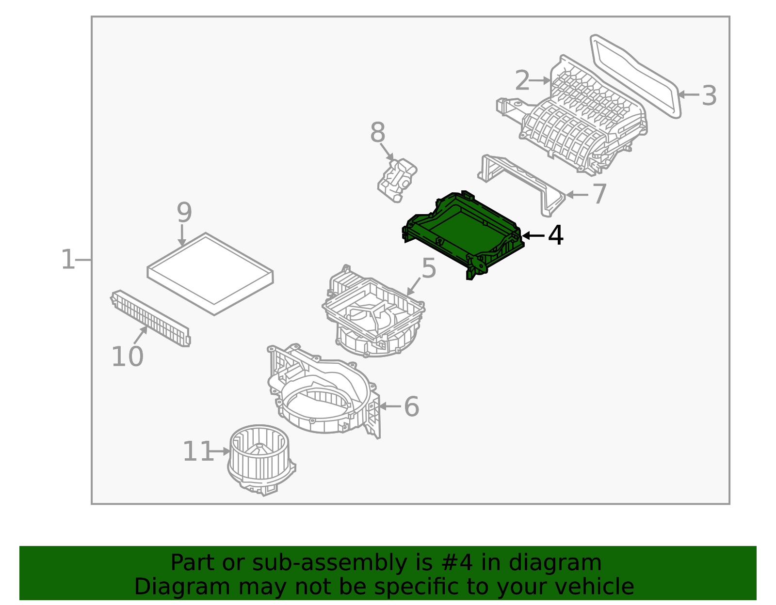 2019-2023 Hyundai Kona Electric Lower Case 97121-K4000 | MotorMotor