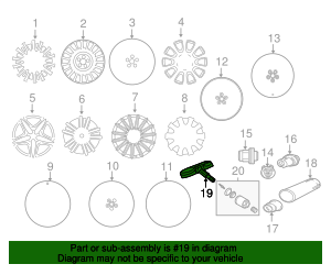 2003-2015 Jaguar Tire Pressure Sensor C2P26079 | OEM Parts Online