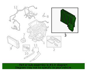 64-11-5-B3A-5E0 - Evaporator Core 2018-2025 BMW | BMW OEM Parts