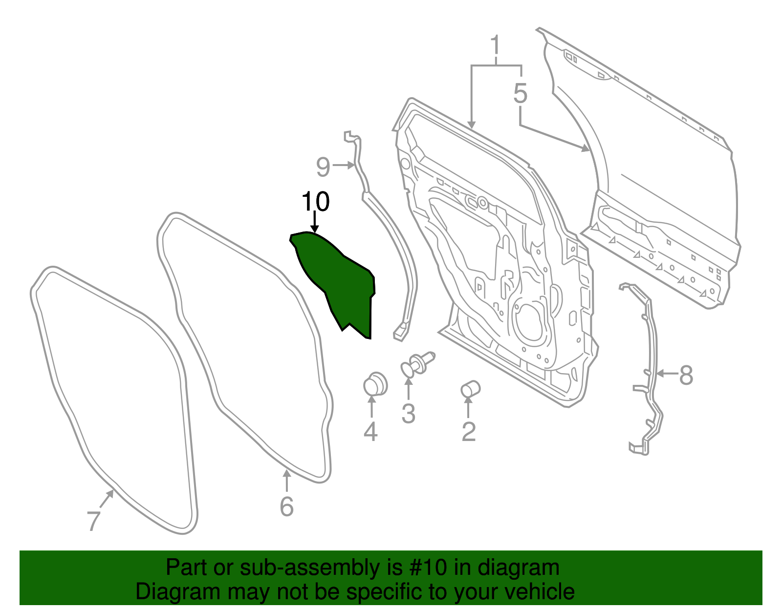 2016-2023 Lincoln | Water Shield | FA1Z-5827458-A | Walls' Ford Parts