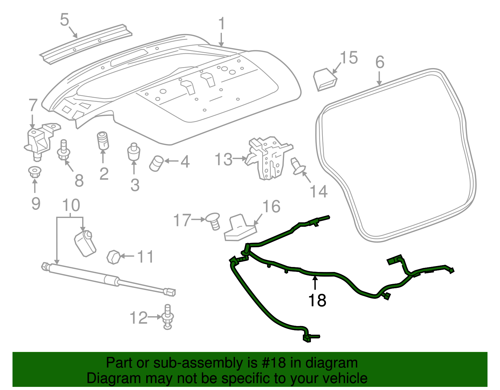42587863 - Liftgate Wiring Harness 2019-2022 Chevrolet Spark | Gateway ...
