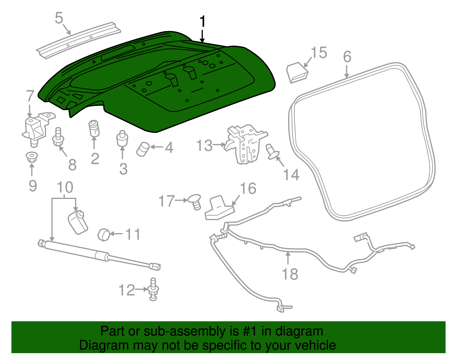 OEM GM F Panel For 2016-2022 Chevrolet Spark - Part No. 42814926 | Karl ...