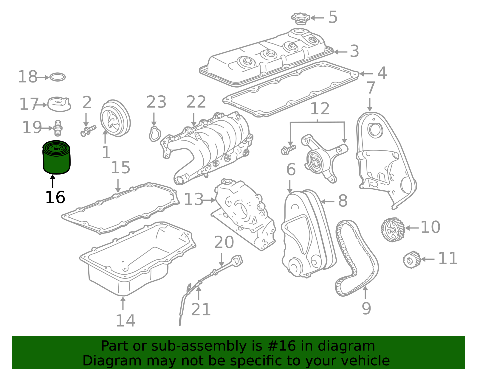 Filter 04105409AE | Mopar Parts Canada