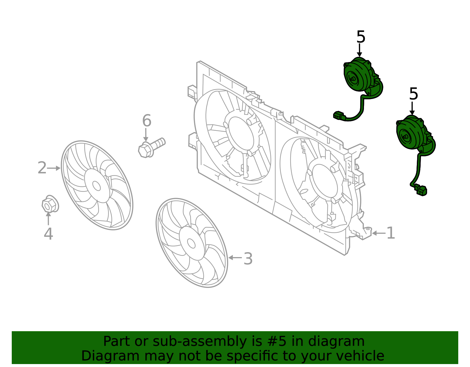 45131AL030 - Fan Motor 2017-2024 Subaru | Subaru Factory Parts Online