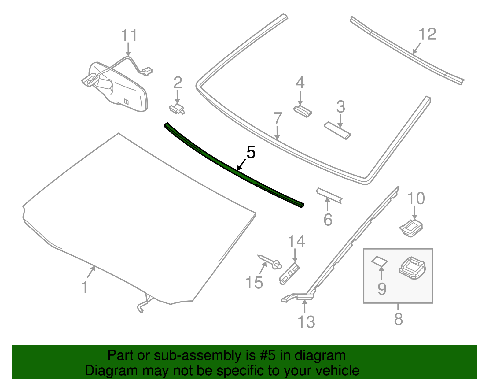 2013-2020 Lexus Lower Seal 56119-30020 | OEM Parts Online