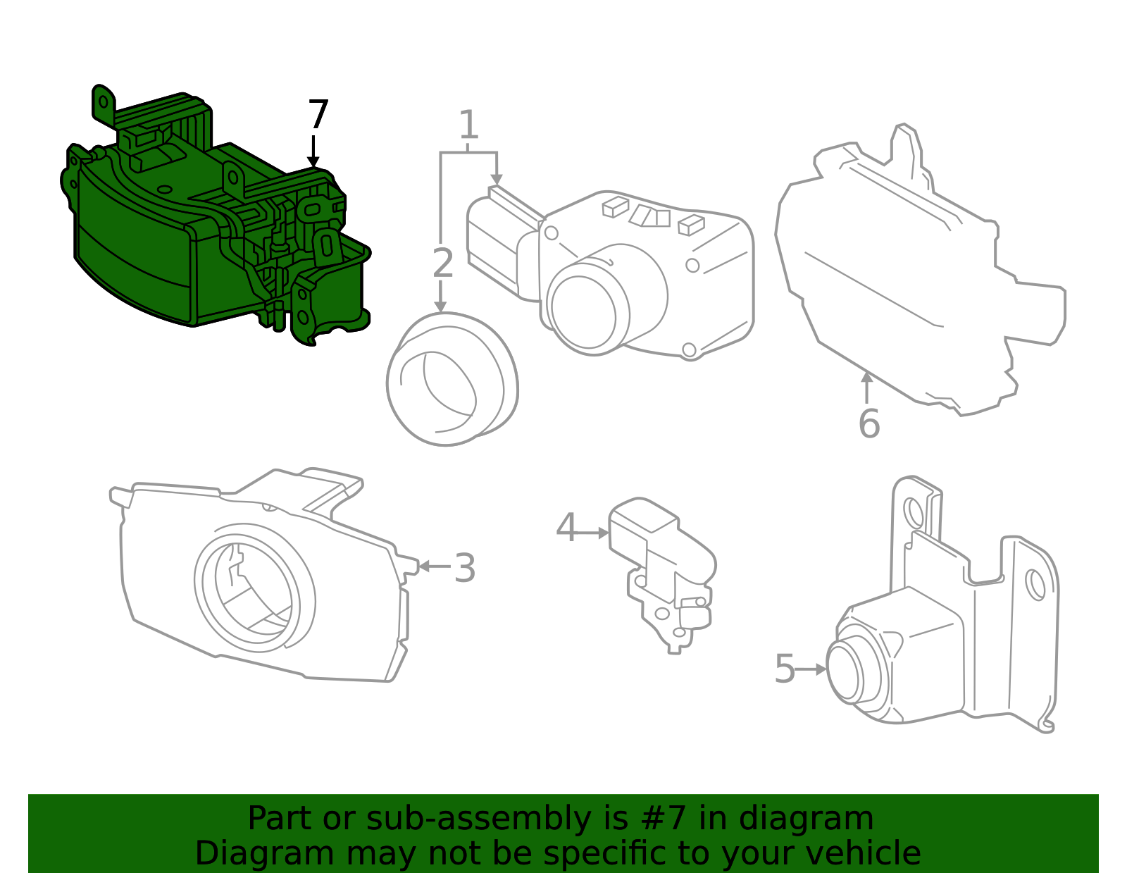 2022-2025 Toyota Mirai Radar Sensor 881D0-62011 | Toyota Parts Center