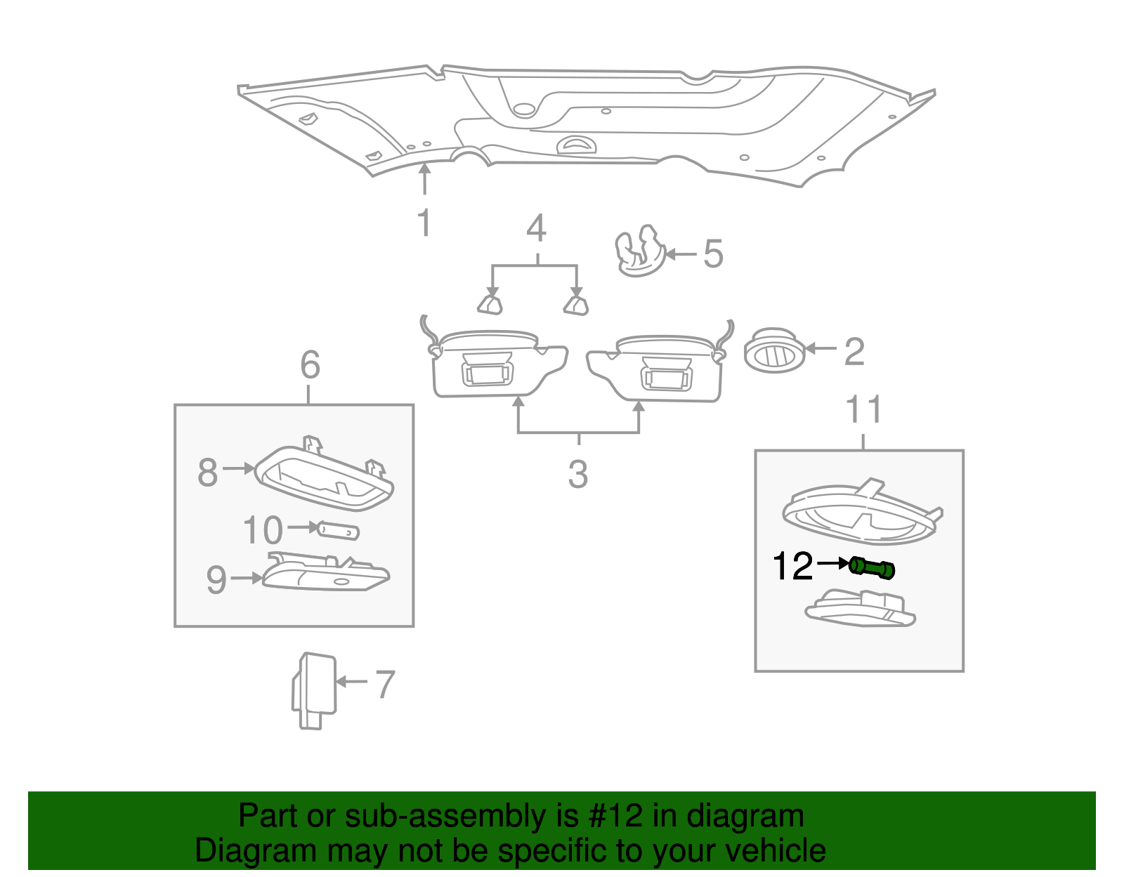 Genuine OEM Ford Part - Bulb E7RY-13466-D | Genuine OEM Ford Parts ...