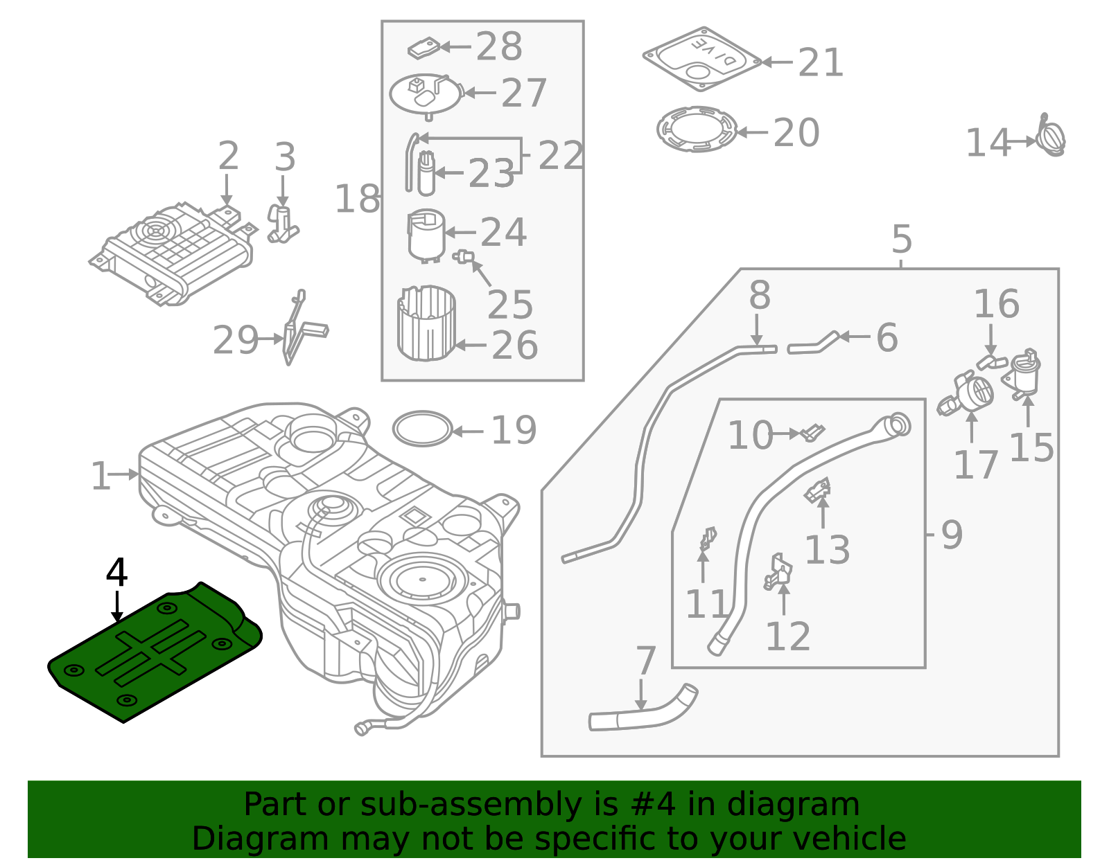 2022-2025 Hyundai Tucson Tank Shield 31220-CW000 | MotorMotor