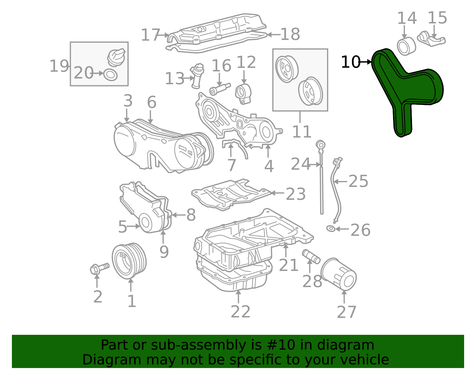 Genuine Official Toyota Engine Timing Belt part# 13568-YZZ10 for ...
