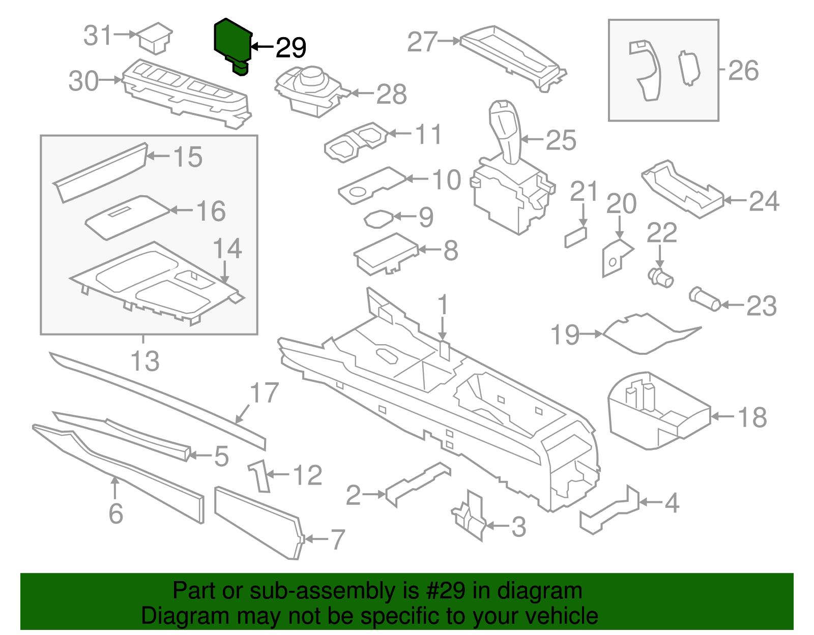 2009-2015 BMW | Auxiliary Jack | 84-10-9-237-653 | BMW OEM Parts Store