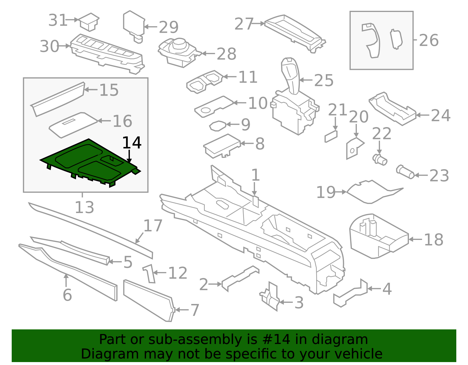 2013-2015 BMW Trim Panel 51-16-9-251-229 | BMW Parts Online Hub