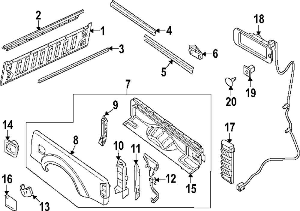 93366-9BU5B - Fuel Pocket | World OEM Parts Nissan