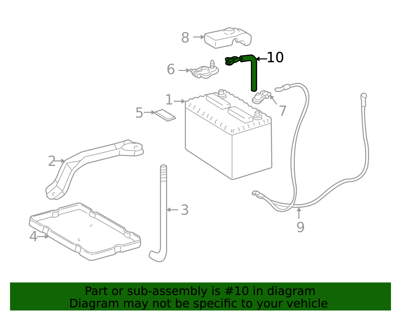 2002-2008 Toyota Negative Cable 82123-06030 | OEM Parts Online