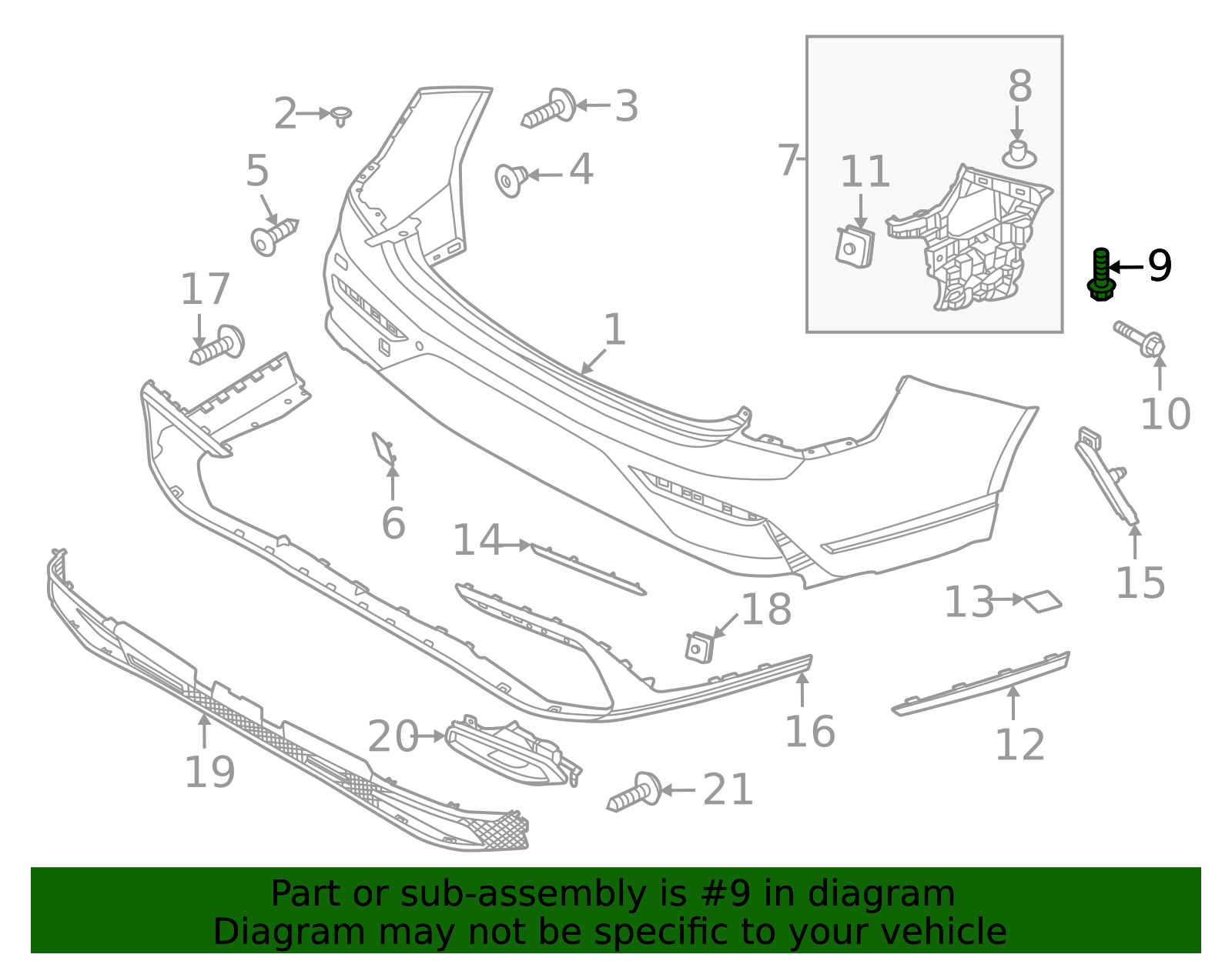 2017-2025 Hyundai Side Bracket Screw 12442-06207-K | QuirkParts
