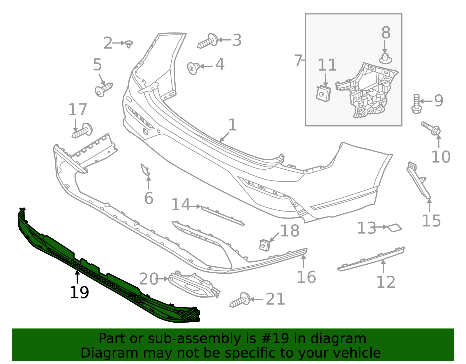 Hyundai - 86696-T1EA0 - Rear Molding - 2025 Genesis G80 | OEM Hyundai ...