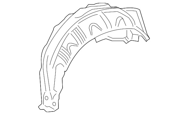 2010-2015 Toyota Wheelhouse Liner 65638-47021 | Toyota Parts Center
