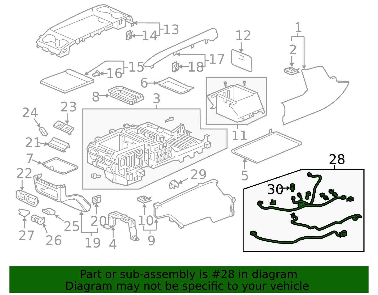 Console Wiring Harness - OEM Interior Connectivity | AutoNation Parts