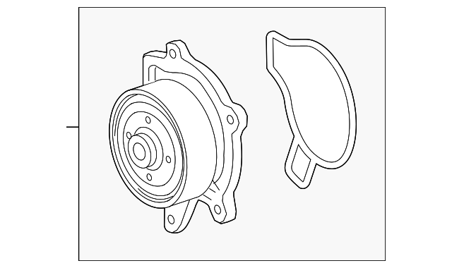16032-36060 - Engine Water Pump - 2015-2020 Lexus | My L Parts