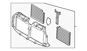 RL3Z-8475-A - Radiator Shutter Assembly - 2022-2025 Ford F-150 | Lasco ...