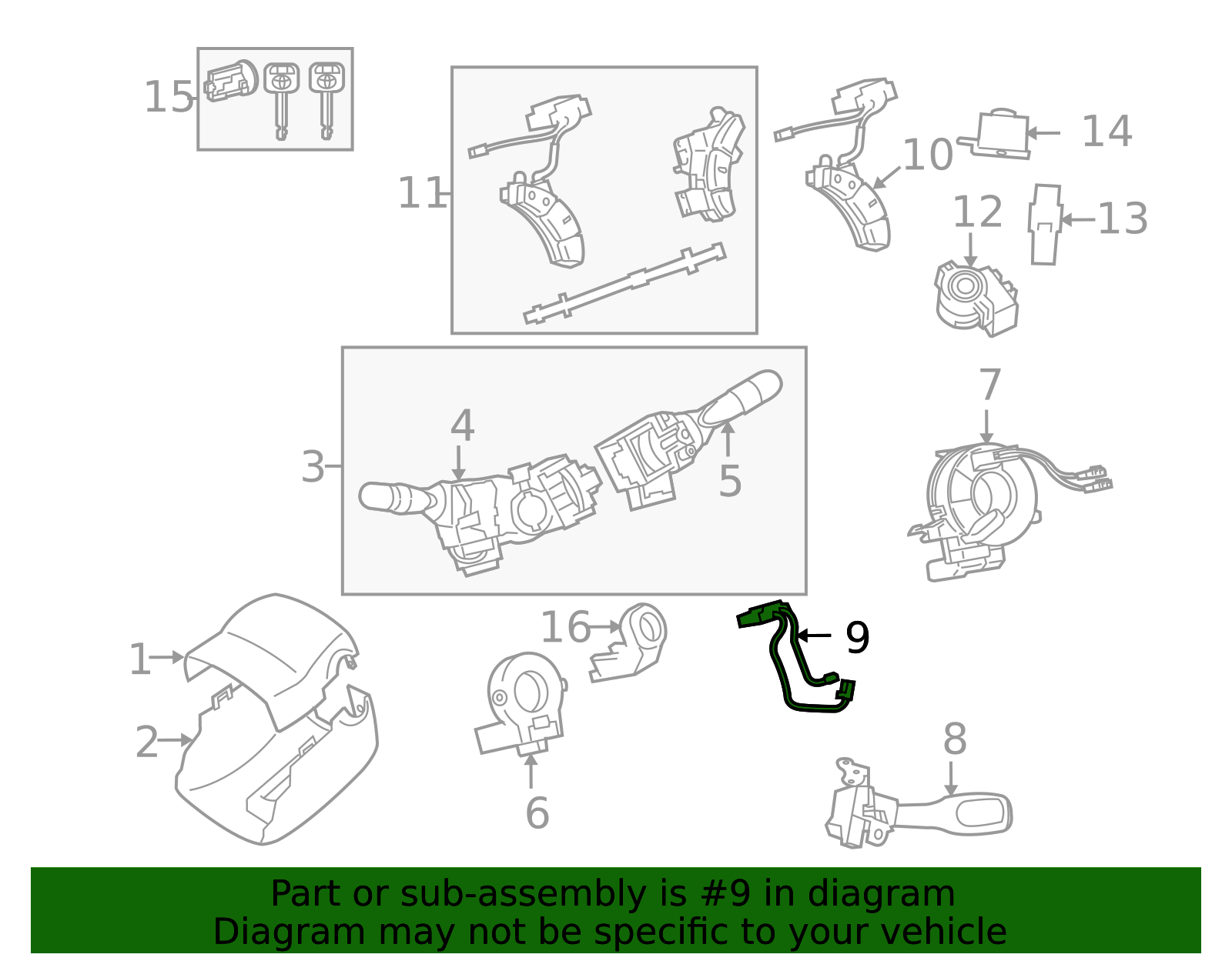 2005-2015 Toyota Horn Wire 84633-04020 | Camelback Toyota Parts