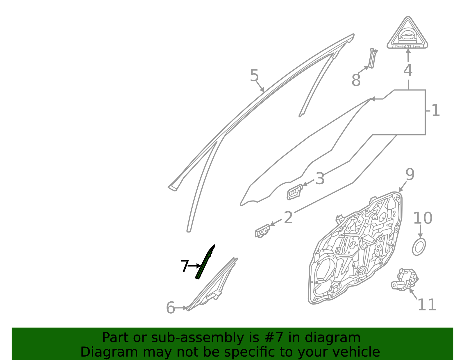 Hyundai - 82520-T6000 - Front Guide - 2021-2025 Genesis | OEM Hyundai ...
