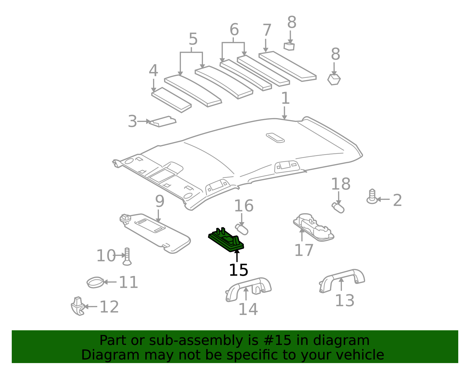 2009-2014 Toyota Vanity Lamp 81340-30100-B0 | MotorMotor