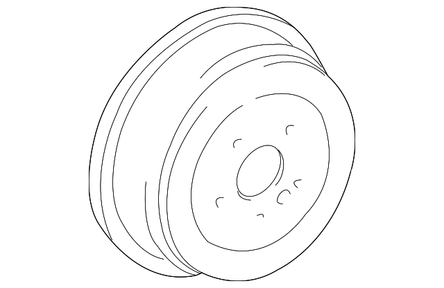 2004-2010 Toyota Sienna Drum 42431-08021 | Toyota Parts Center