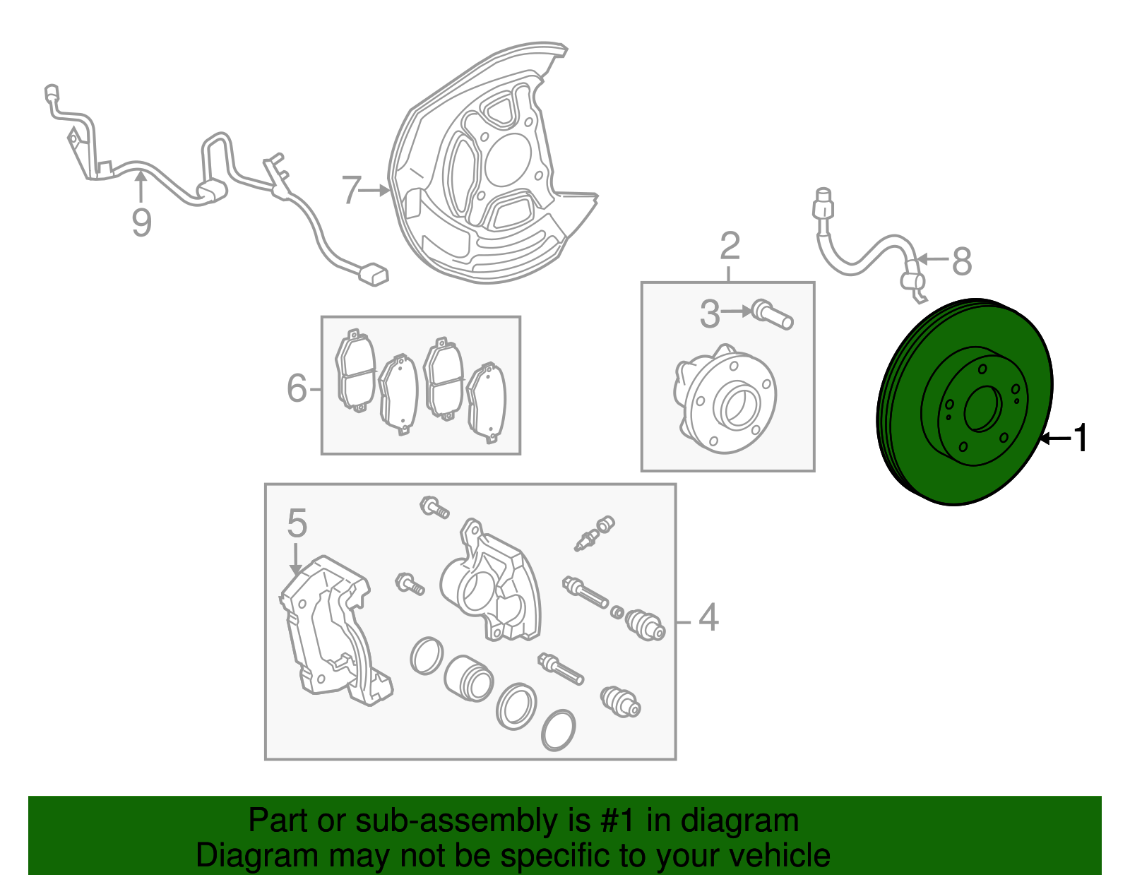 2006-2015 Lexus Rotor 43512-30320 | OEM Parts Online