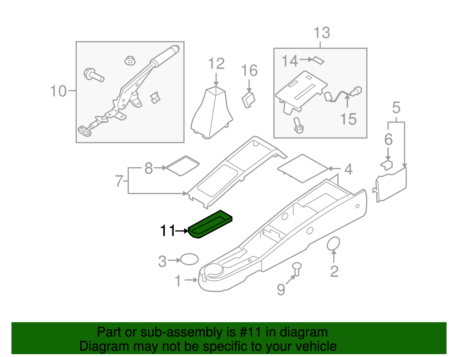 2007-2011 GM Lever Boot 42532673 | GM Parts Center