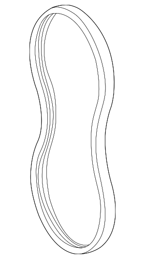 2002-2017 GM V-Ribbed Serpentine Belt 12634319 GM | GMPartsDirect.com