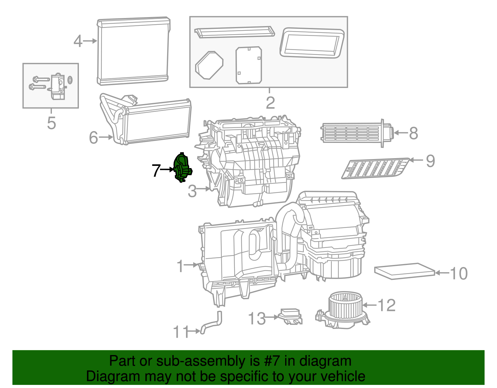 2007-2025 Mopar Actuator 68018109AA | Mopar Parts Canada