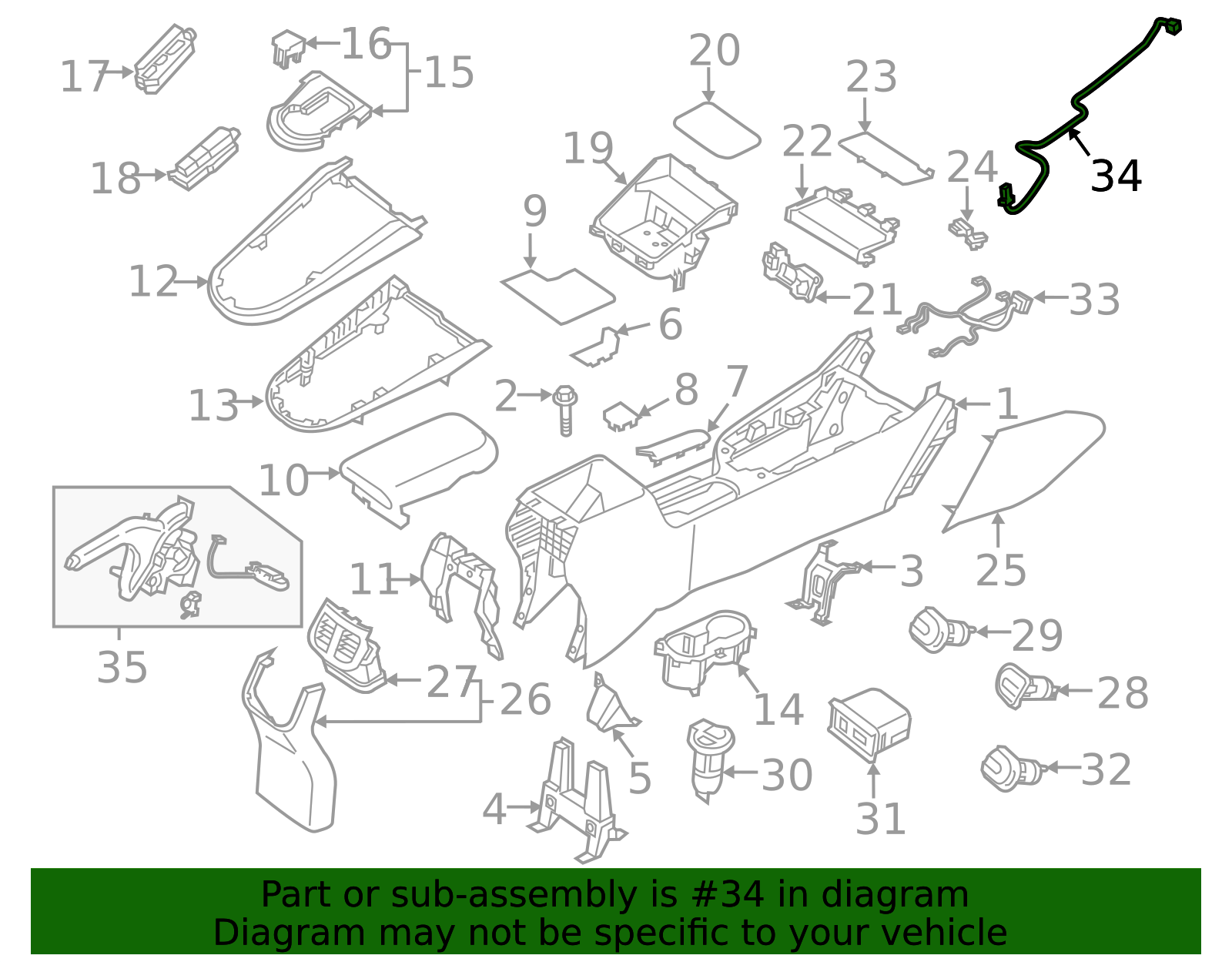 2019-2021 Kia Forte | Wire Harness | 96126-M6000 | Kia Auto Parts