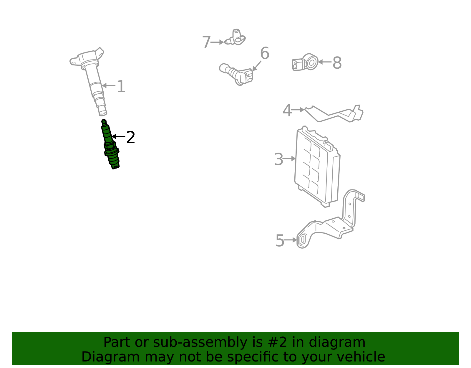 2009-2024 Toyota Spark Plug 90919-01233 | OEM Parts Online