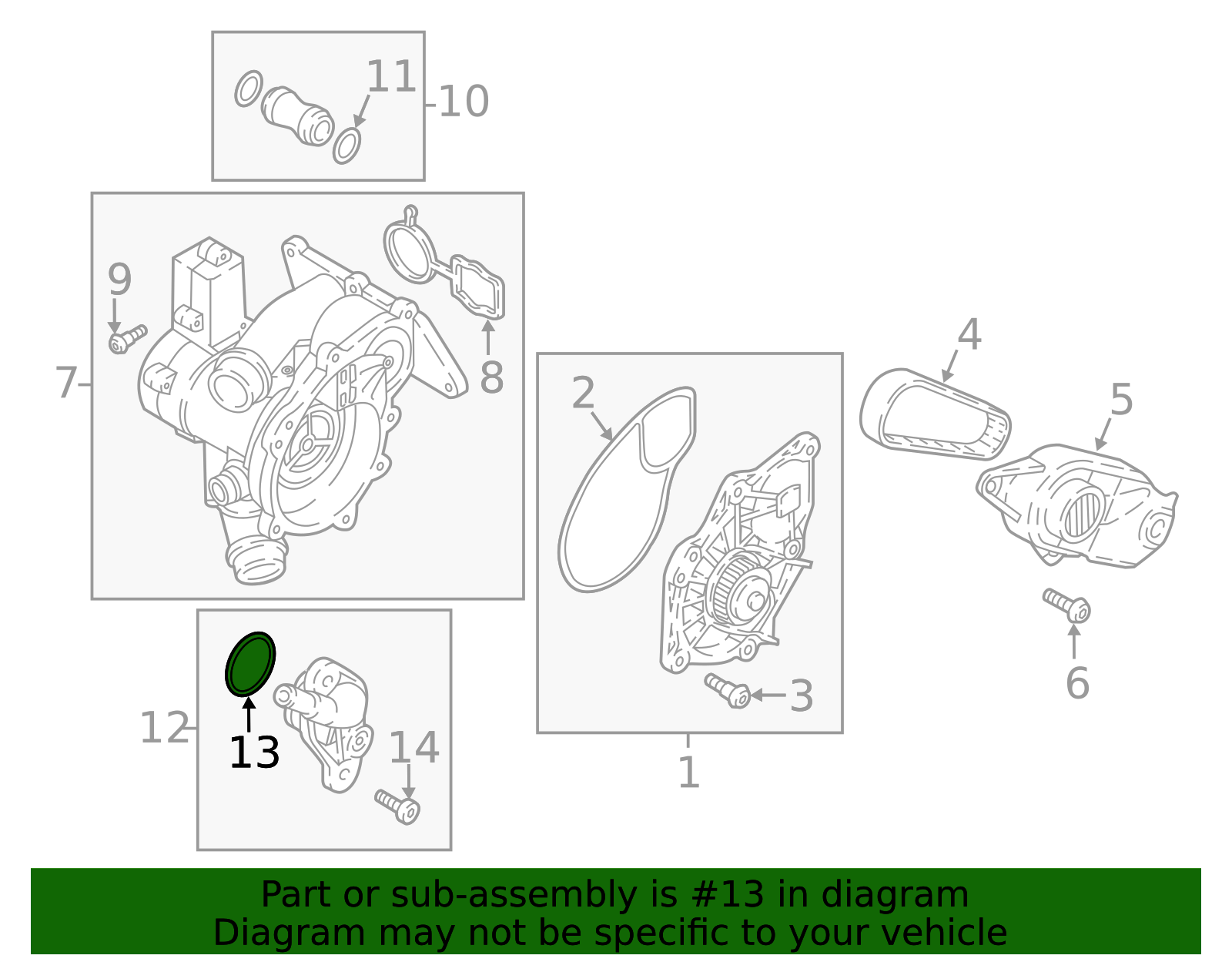 2005-2025 Audi Flange O-Ring WHT-001-688 | Audi USA Parts