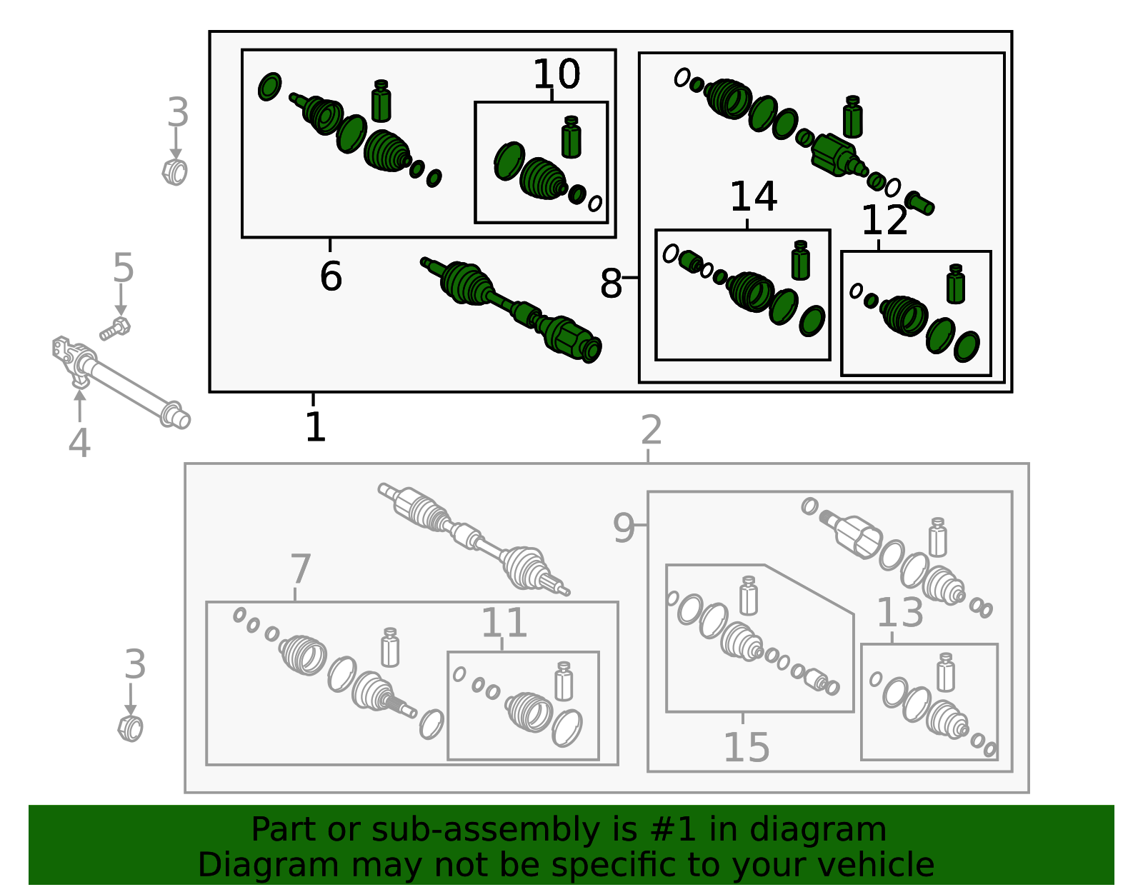 2020-2025 Hyundai Palisade Axle Assembly 49501-S8480 | OEM Parts Online