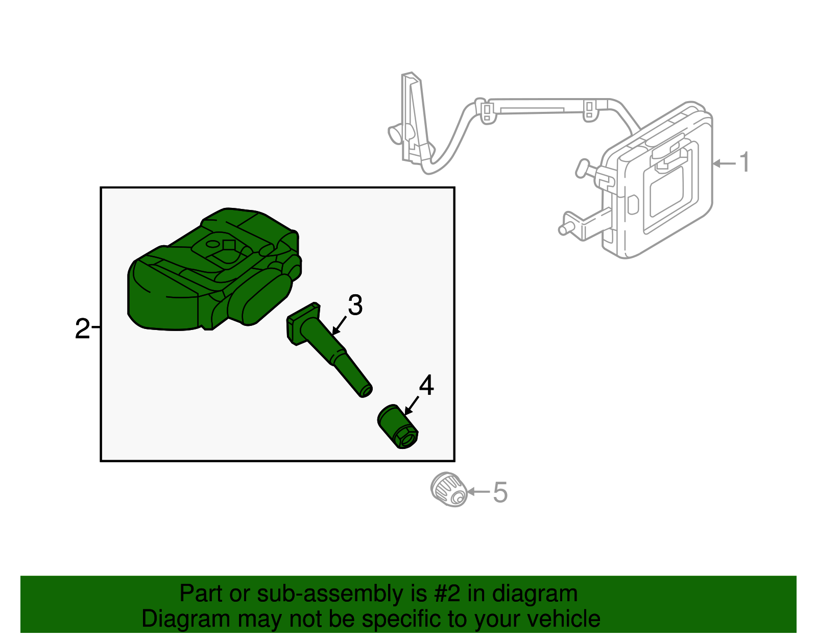 52933-D9100 - Kia Tire Pressure Monitoring System (TPMS) Sensor 2017 ...