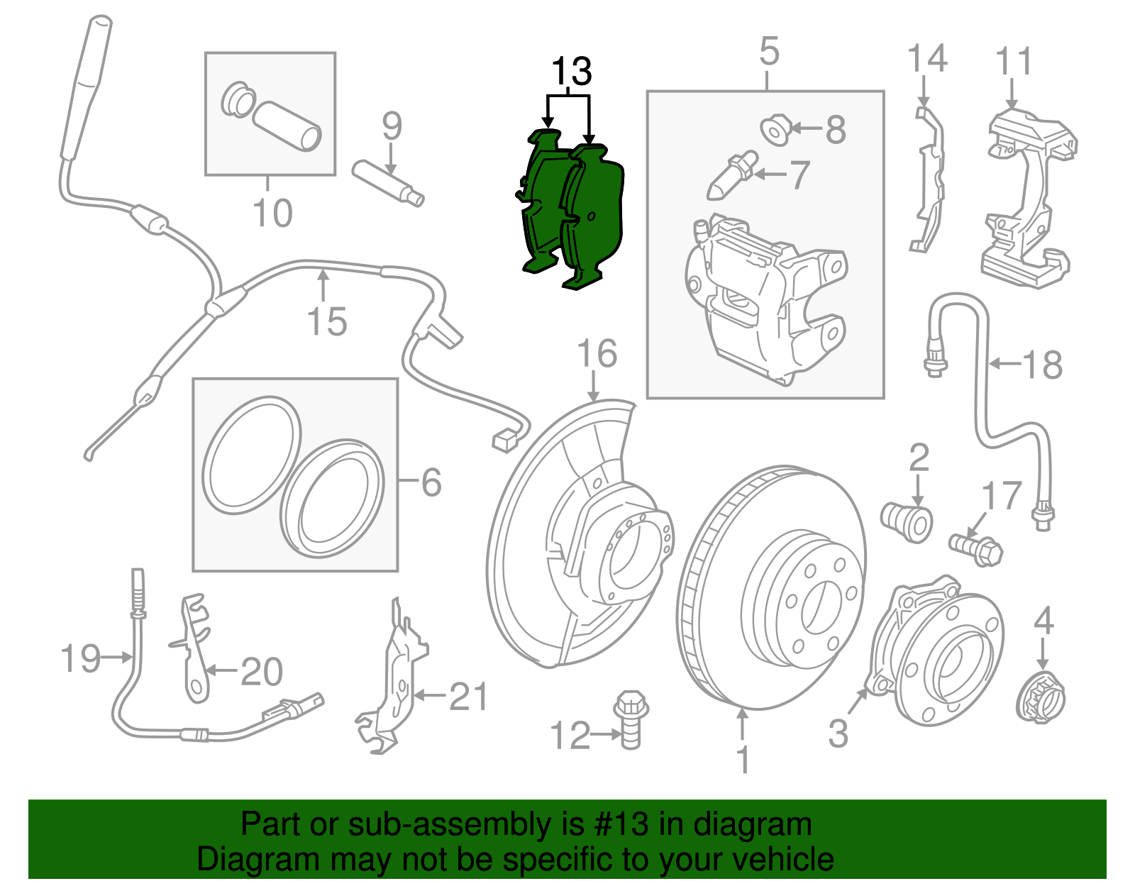 Genuine BMW 34-11-6-783-554 | Brake Pads Front | FREE Shipping on Most ...