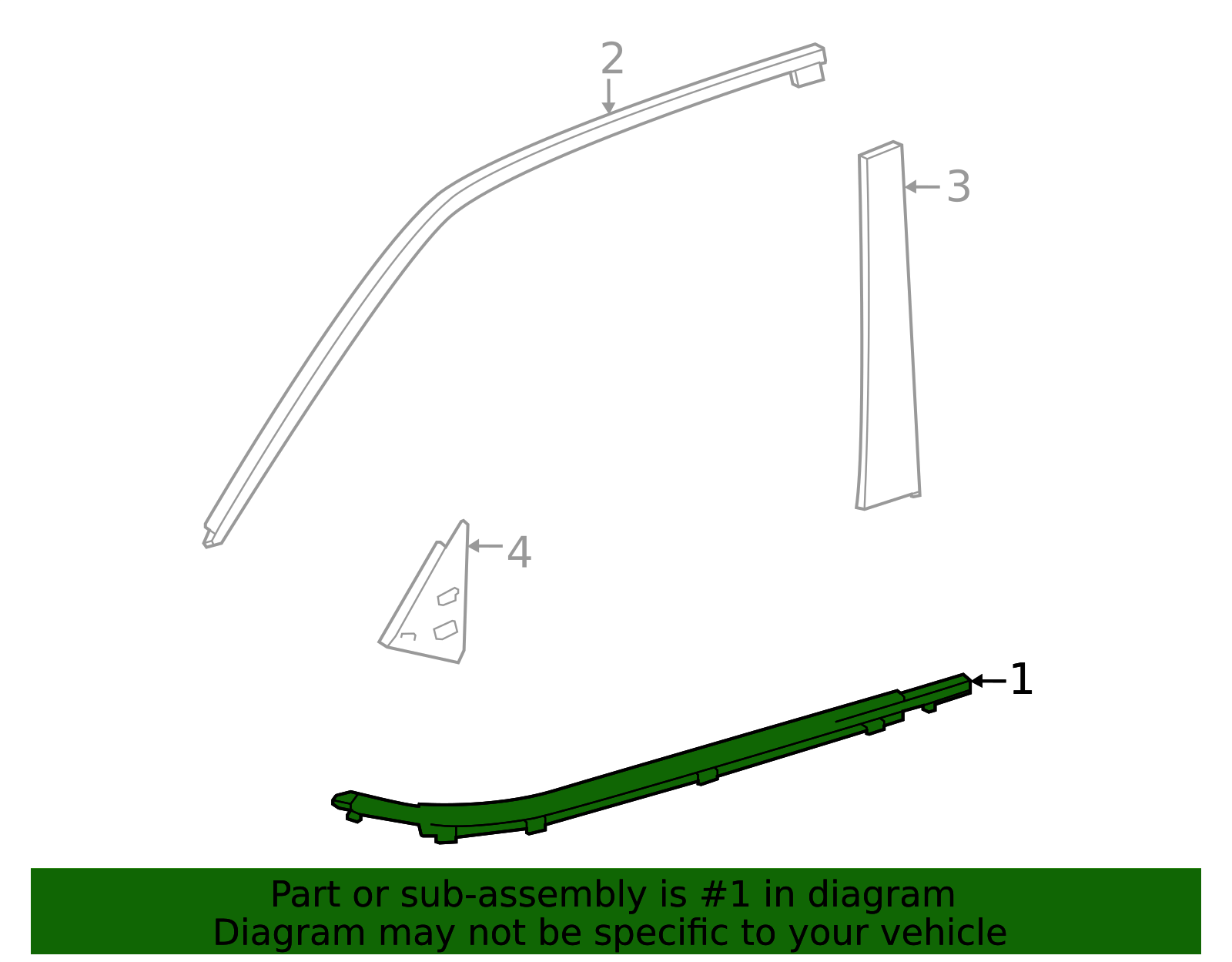 2022-2025 Lexus Belt Molding 75720-60110 | Lexus of Pembroke Pines Parts