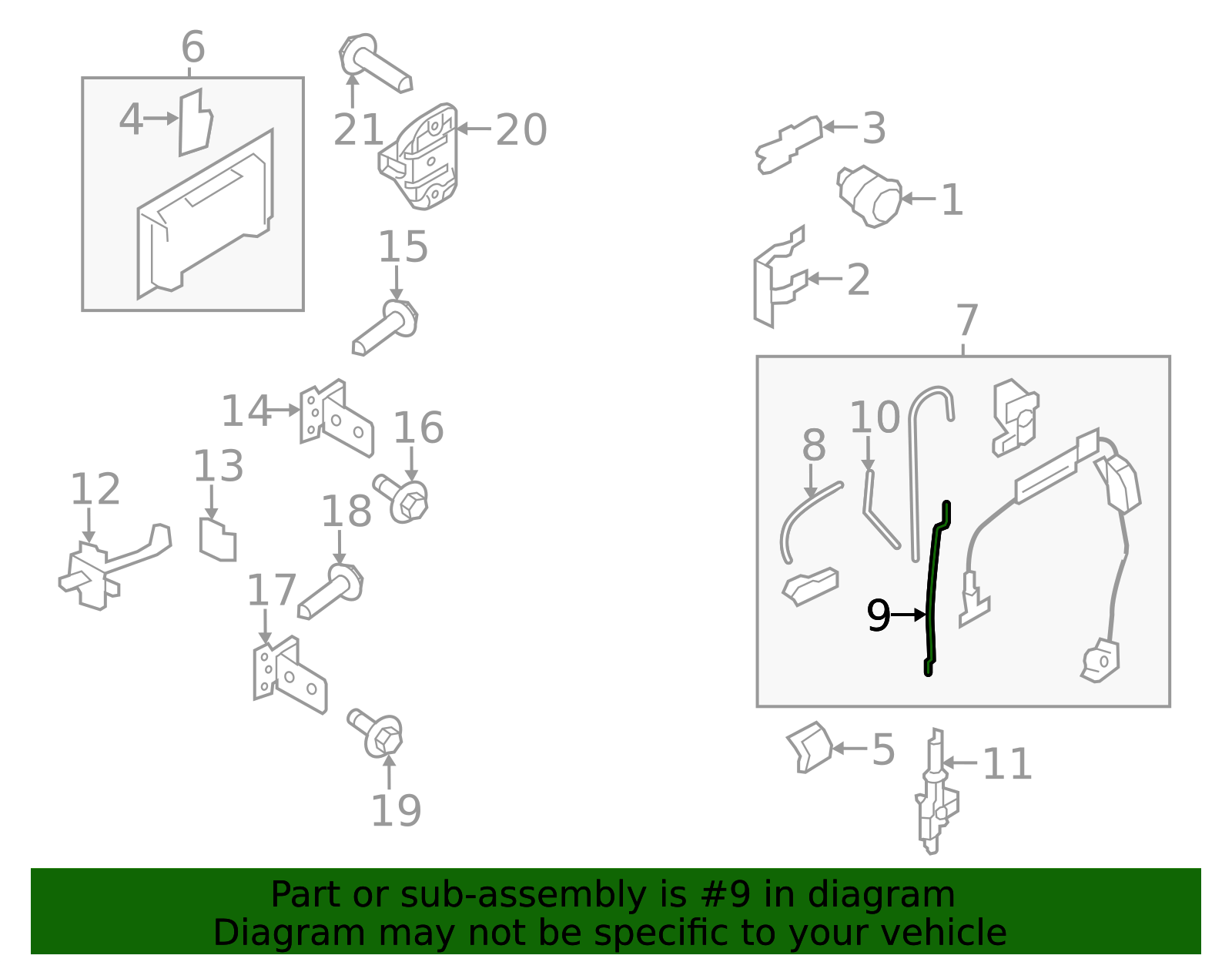 Lock Operating Rod - OEM Interior Linkage Restored | AutoNation Parts