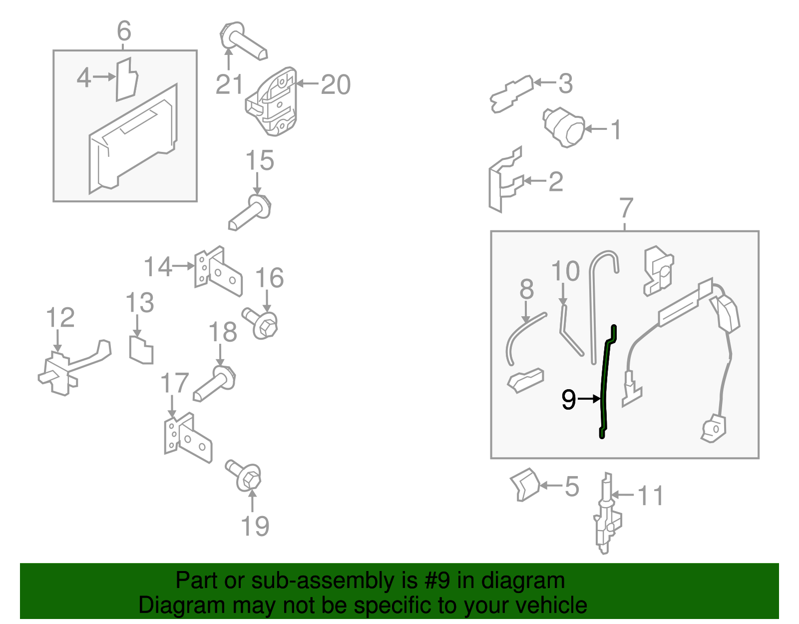 2008-2014 Ford Latch Rods F2UZ-1543186-B | Ford OEM Parts Outlet