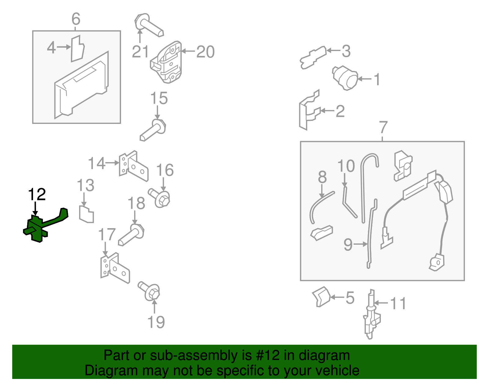 2009-2014 Ford | Check Arm | 9C2Z-1544100-A | Walls' Ford Parts