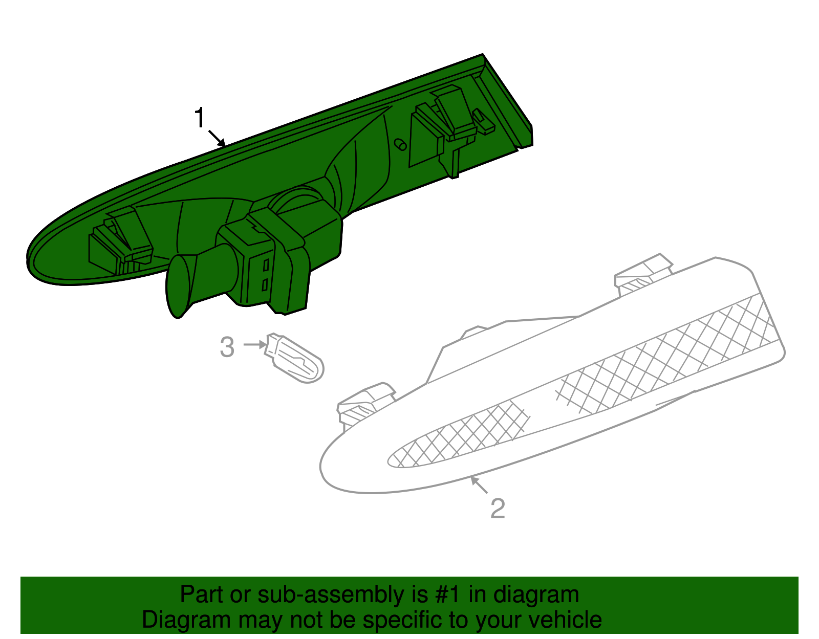 2004-2007 Jaguar Side Marker Lamp C2C2051 | JaguarParts.com