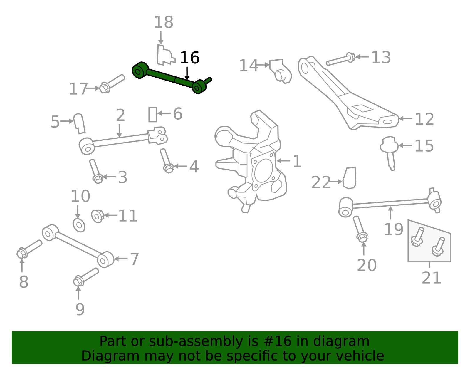 2007-2008 Ford Motorcraft™ Rear Upper Control Arm SCL-18 | OEM Parts Online