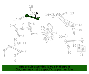 2007-2008 Ford Motorcraft™ Rear Upper Control Arm SCL-18 | OEM Parts Online