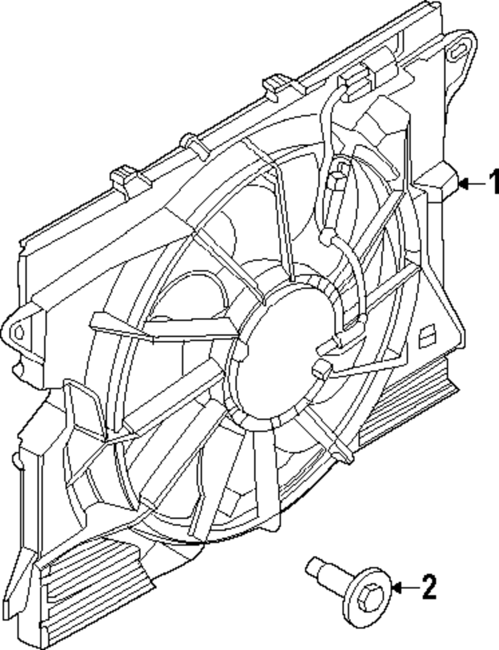2024-2025 Ford Mustang Motorcraft™ Engine Cooling Fan Assembly RF-867 ...