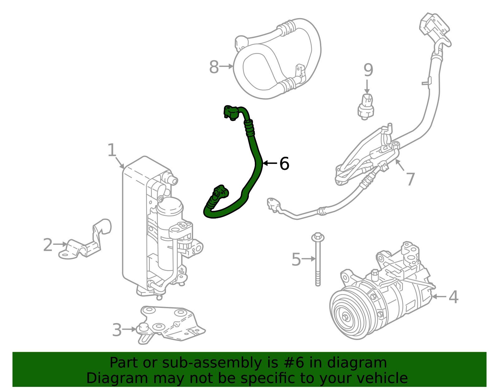 64-53-9-337-130 - 2017-2021 BMW - Pressure Hose | Buy BMW Parts Now
