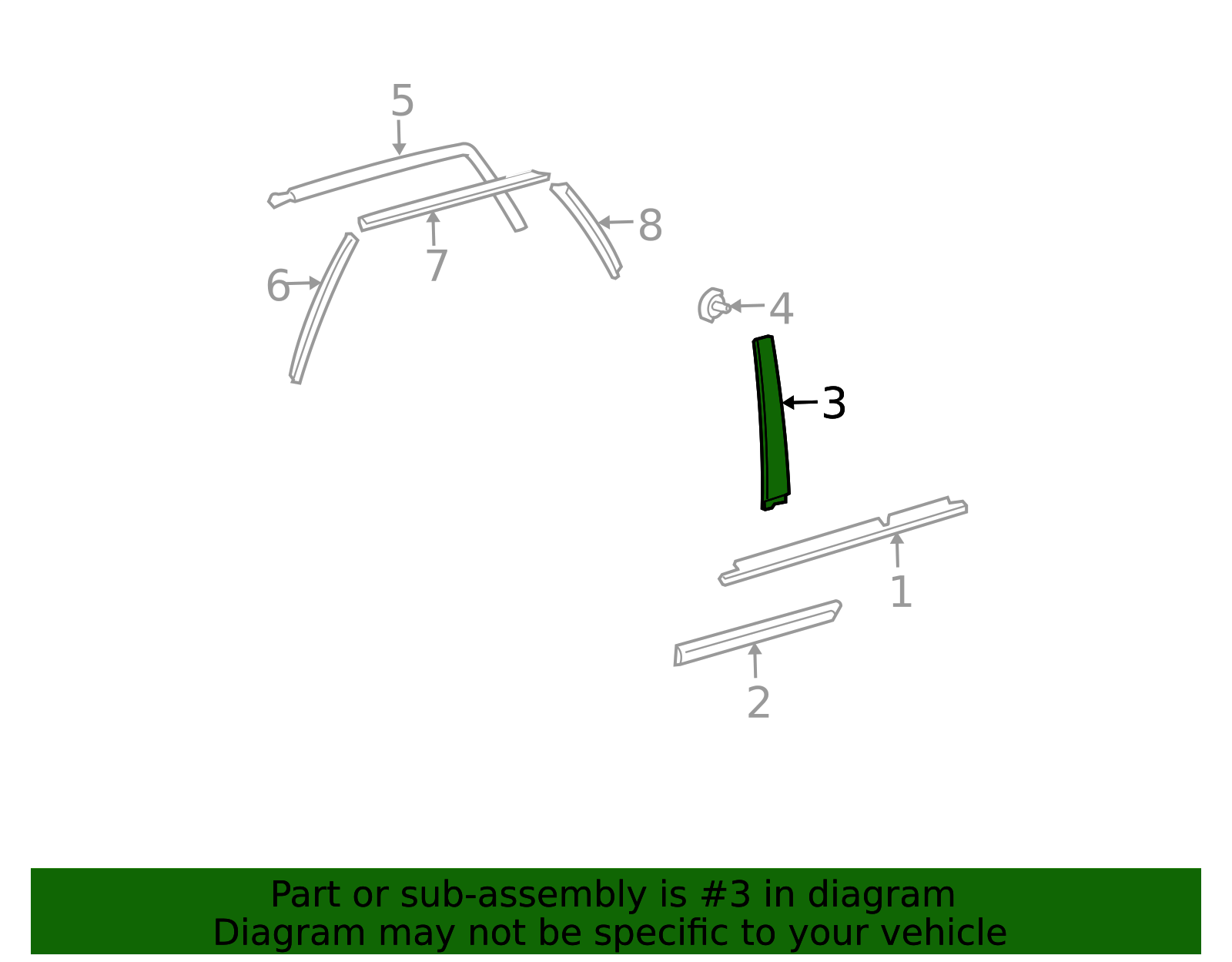Door Applique - Exterior Accent Trim OEM | AutoNation Parts