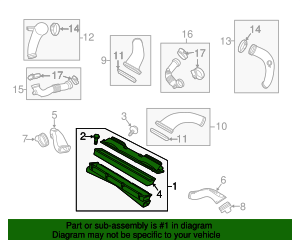 2010-2016 Porsche Panamera Air Filter And Housing Assembly 970-110-021 ...